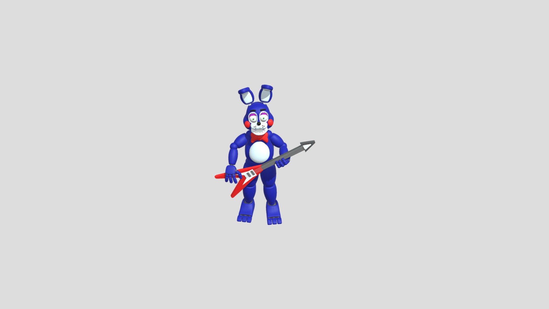 Toy Bonnie Beta - Download Free 3D model by dwall8611 [1f21837] - Sketchfab