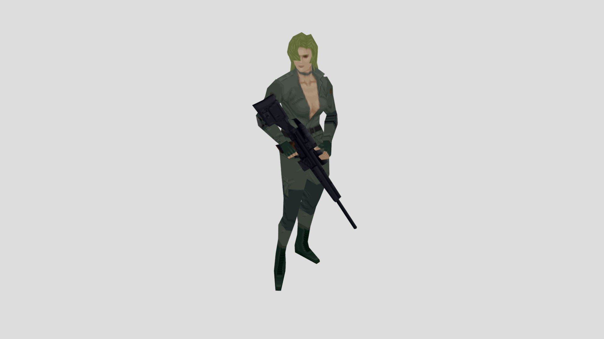 Metal Gear Solid - Sniper Wolf - Download Free 3D model by bioandrew91 ...