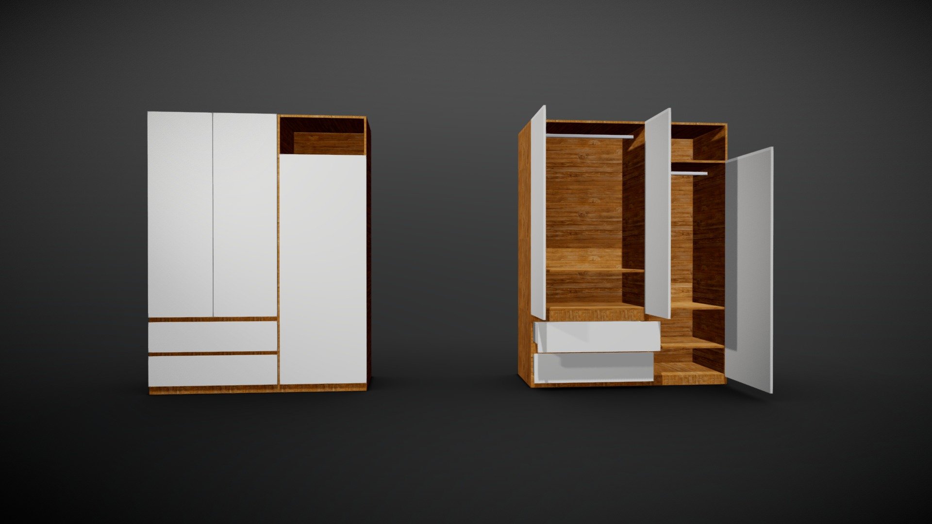 Armario - Download Free 3D model by combuit [1f23124] - Sketchfab