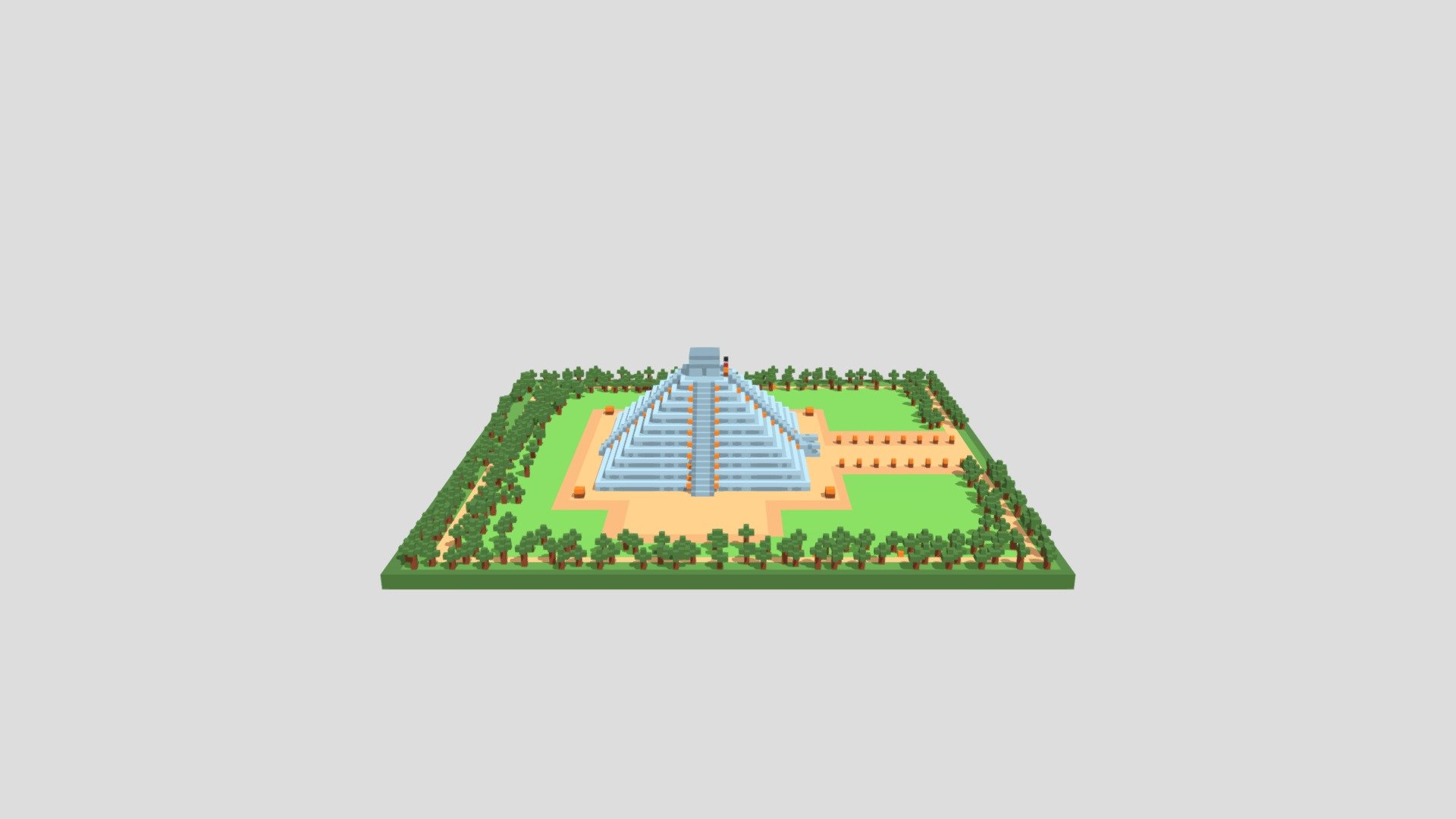 Chichen Itza - 3D model by HistoryPolimatians [1f25529] - Sketchfab