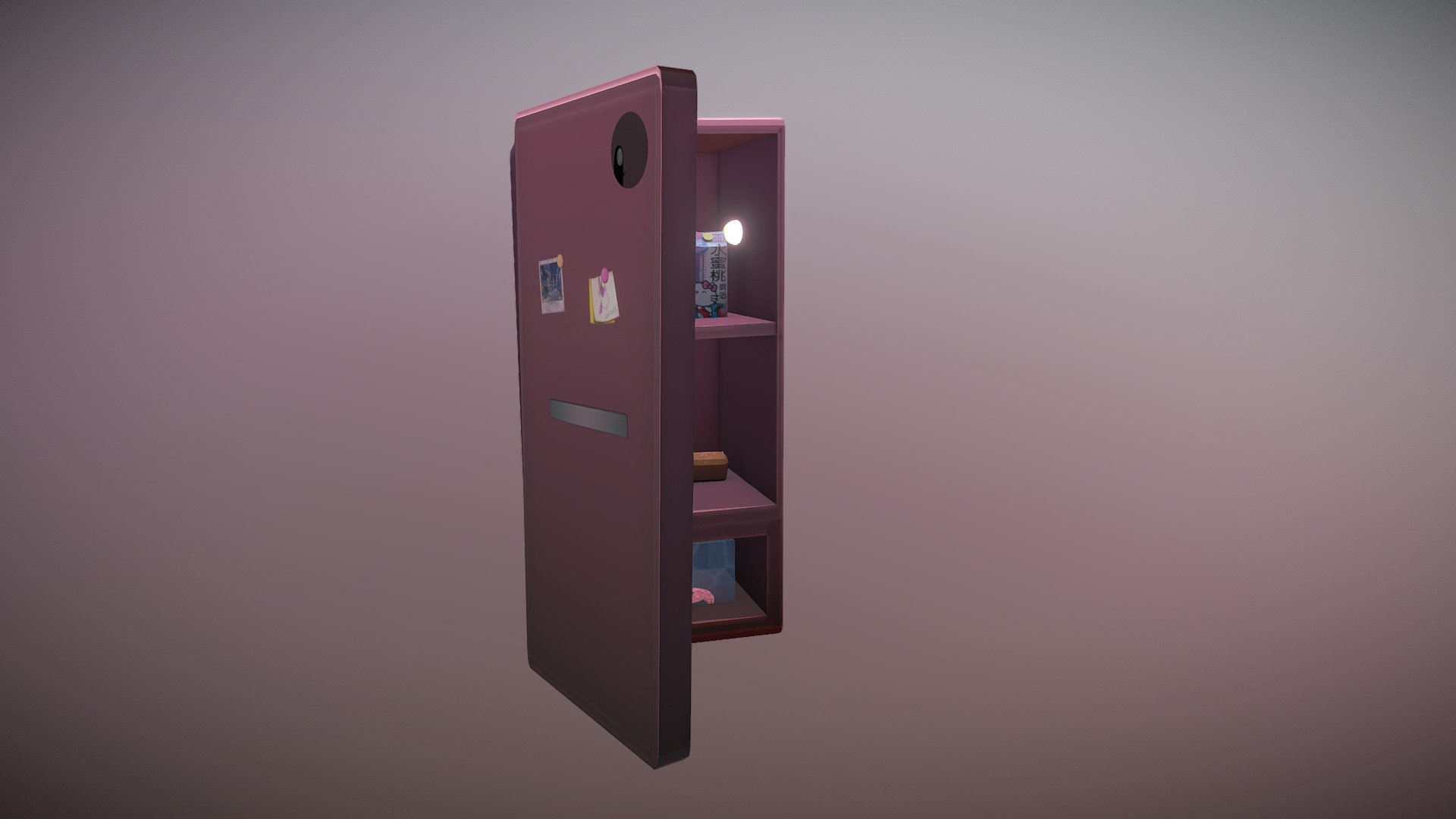 Anime Fridge - 3D model by therambuka [1f2757f] - Sketchfab