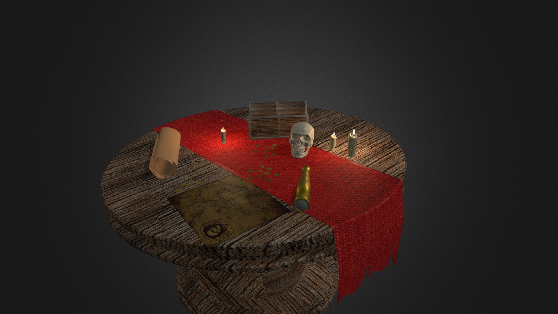 pirate table - Download Free 3D model by erkin_gerasimov [1f27c00 ...