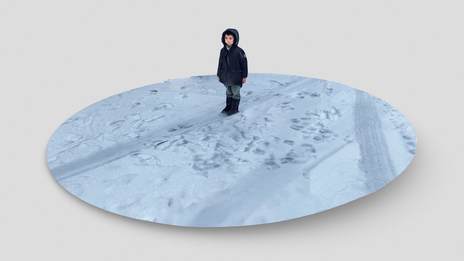 Day 352: Kid in the snow - Download Free 3D model by Emm (@edemaistre ...