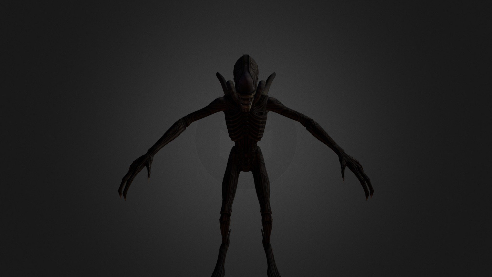 Alien AR Model - 3D model by AsciiMetric [1f29dd1] - Sketchfab