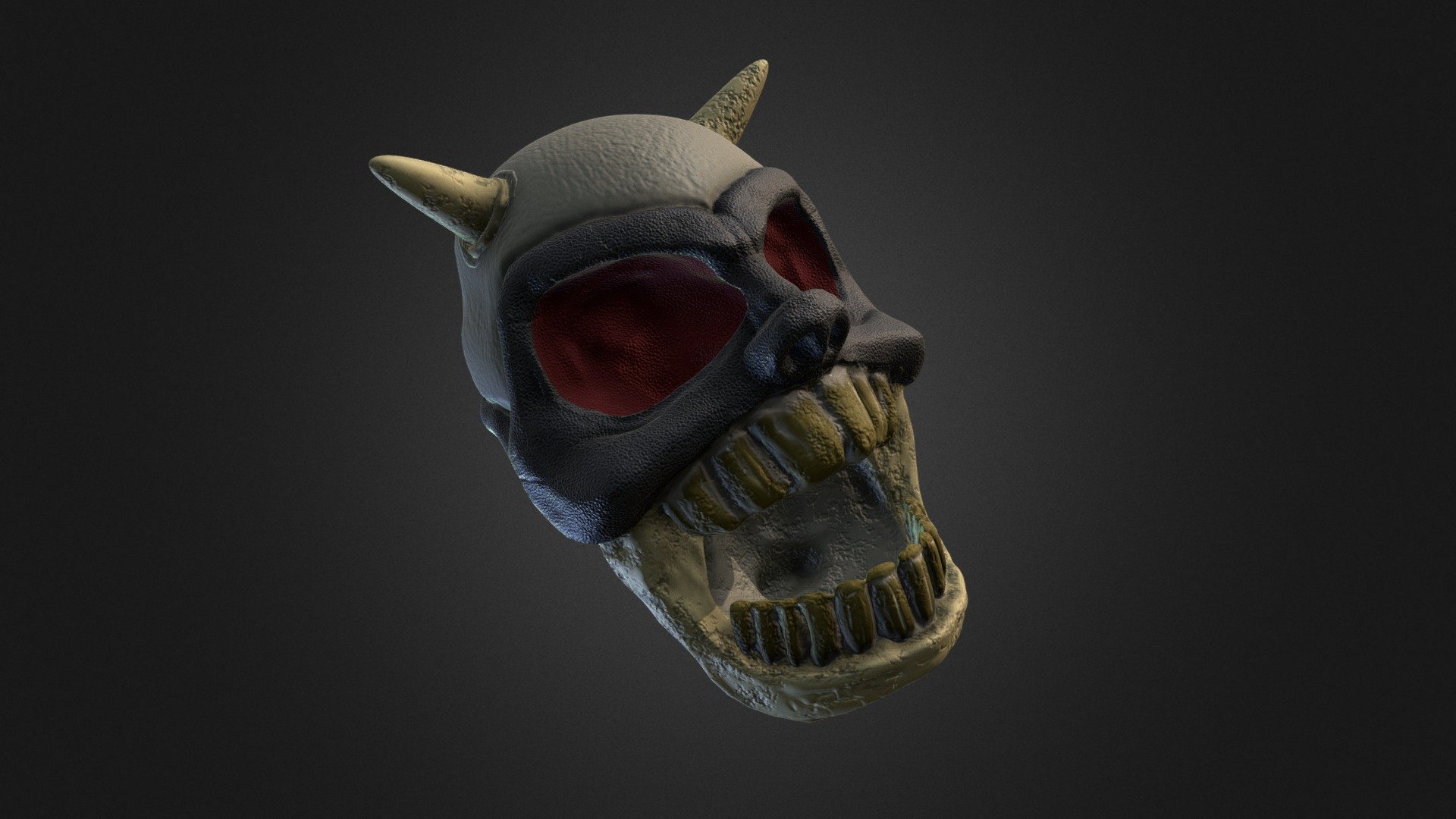 Skull Mask Midpoly - Download Free 3D model by igor.tesV [1f2a17d ...