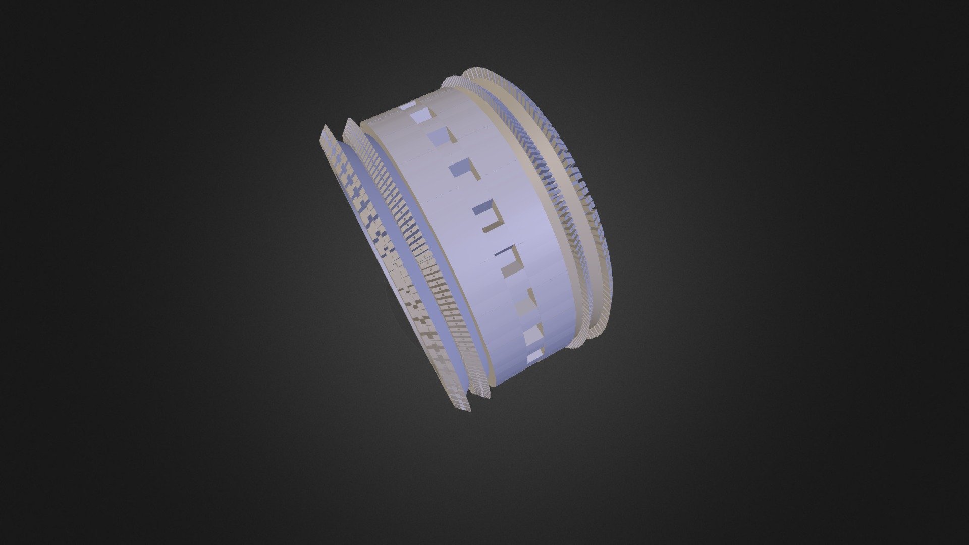 טבעת תימנית - 3D model by adi karni (@adikarni) [1f2abb1] - Sketchfab