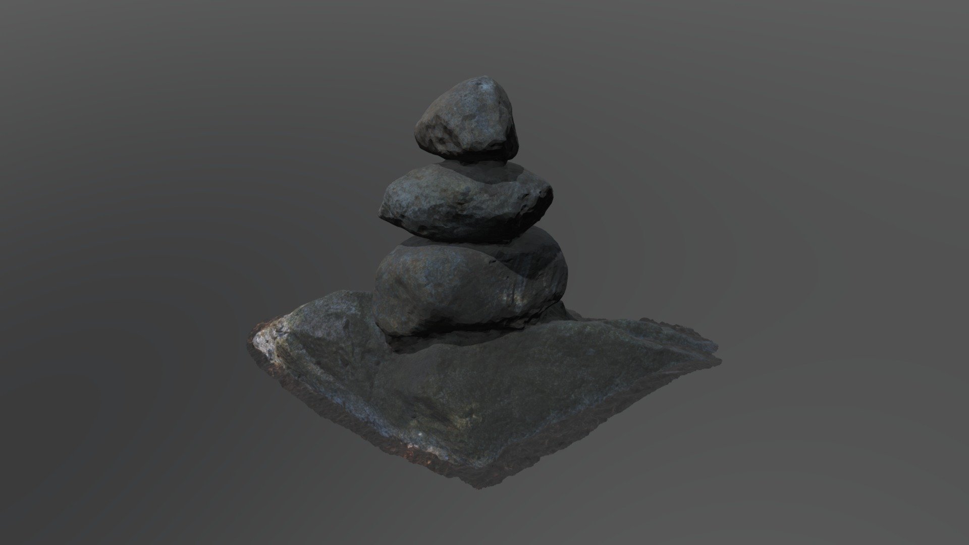 Zen Rock - 3D model by jeffatkins79 [1f2afbe] - Sketchfab