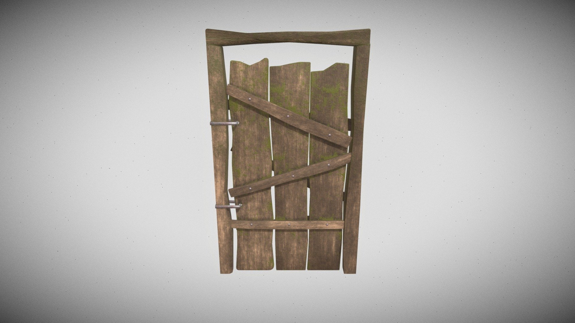 Rustic Door - Download Free 3D model by w0ppy [1f2b8b8] - Sketchfab