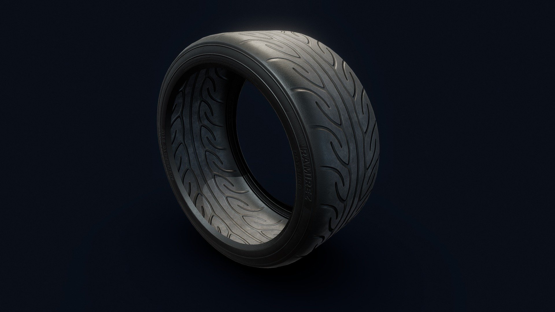 Semi Slick Racing Tire - Download Free 3D model by FreddieSign [1f2ba59 ...