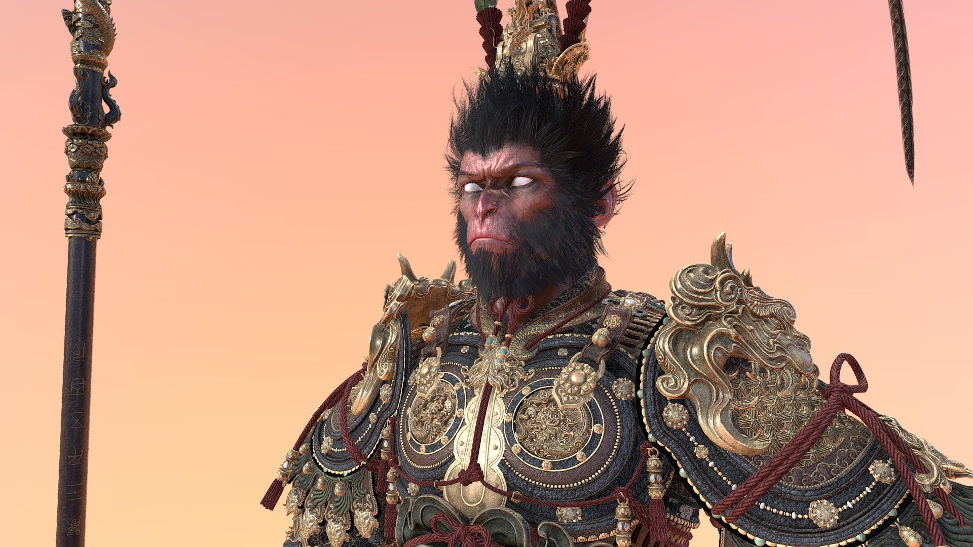 wukong - 悟空 - Download Free 3D model by Beerus (@beerusu798) [1f2bfe1 ...