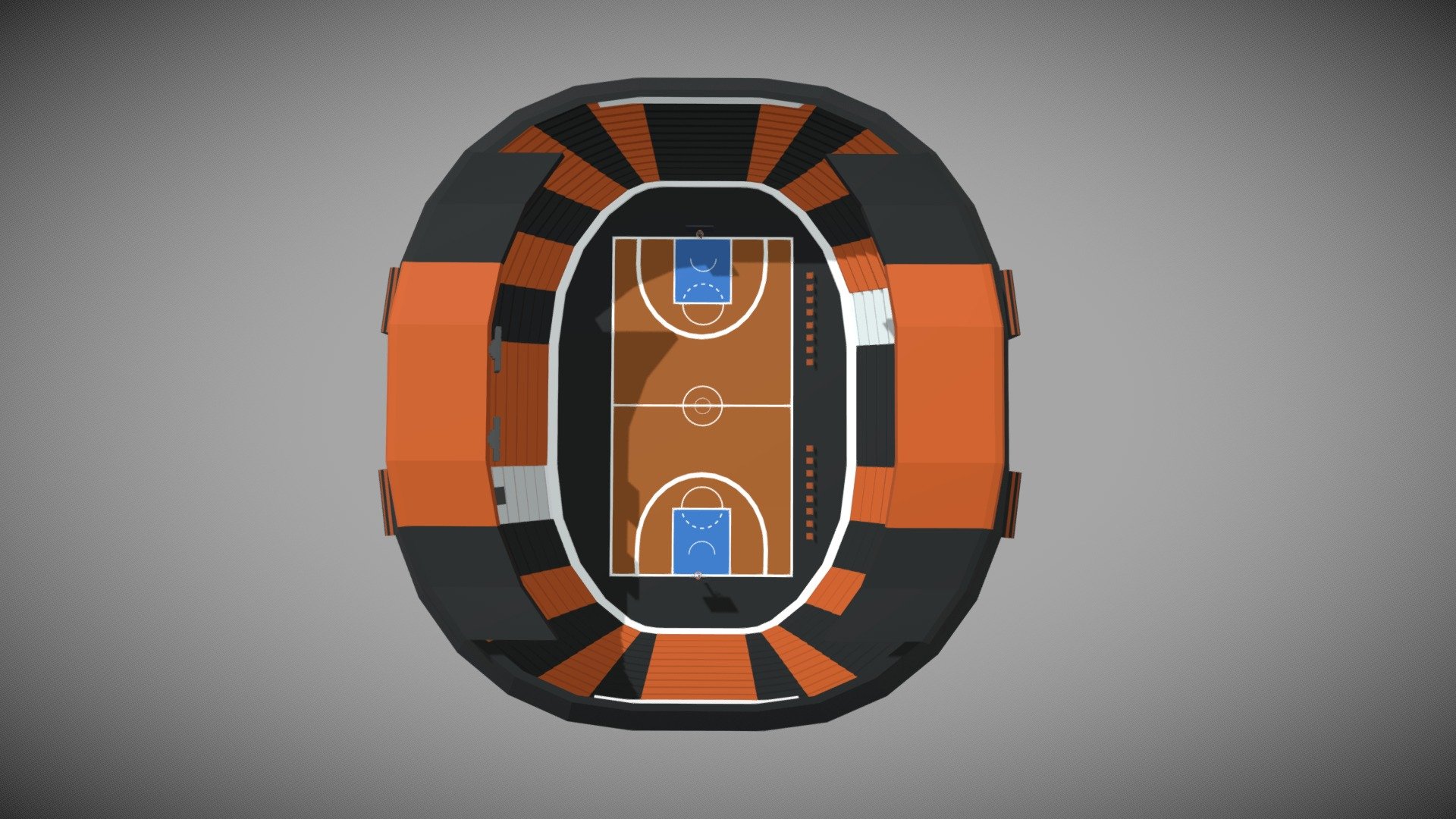 Lowpoly Basketball Stadium - Download Free 3D model by Awbmegames ...