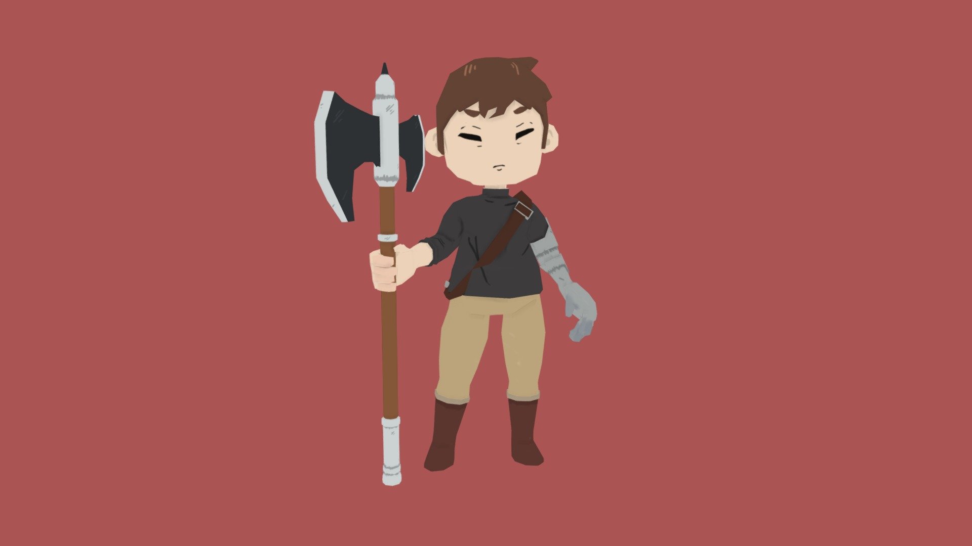 Graze - Low Poly Figure - 3D model by PolyDood [1f2c795] - Sketchfab