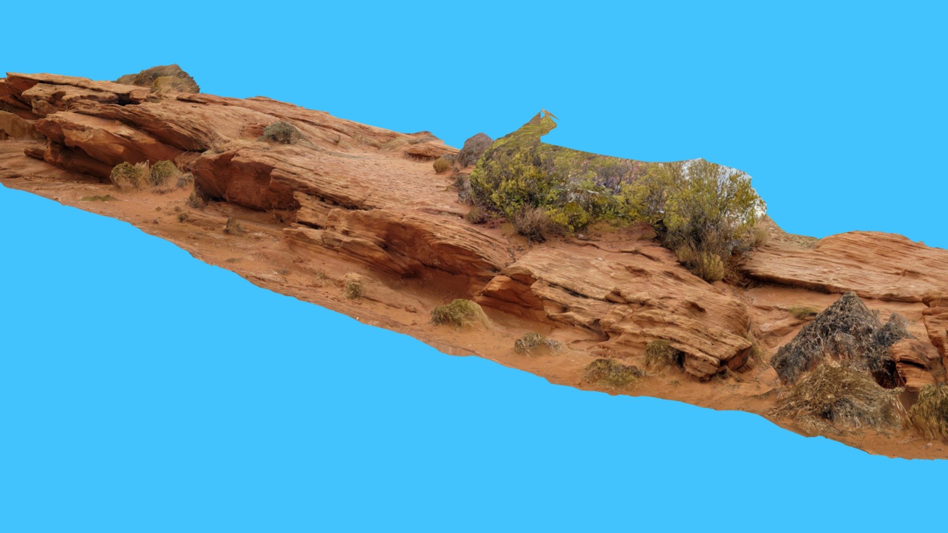 Long sandstone ridge - Buy Royalty Free 3D model by GoochFauxRock ...