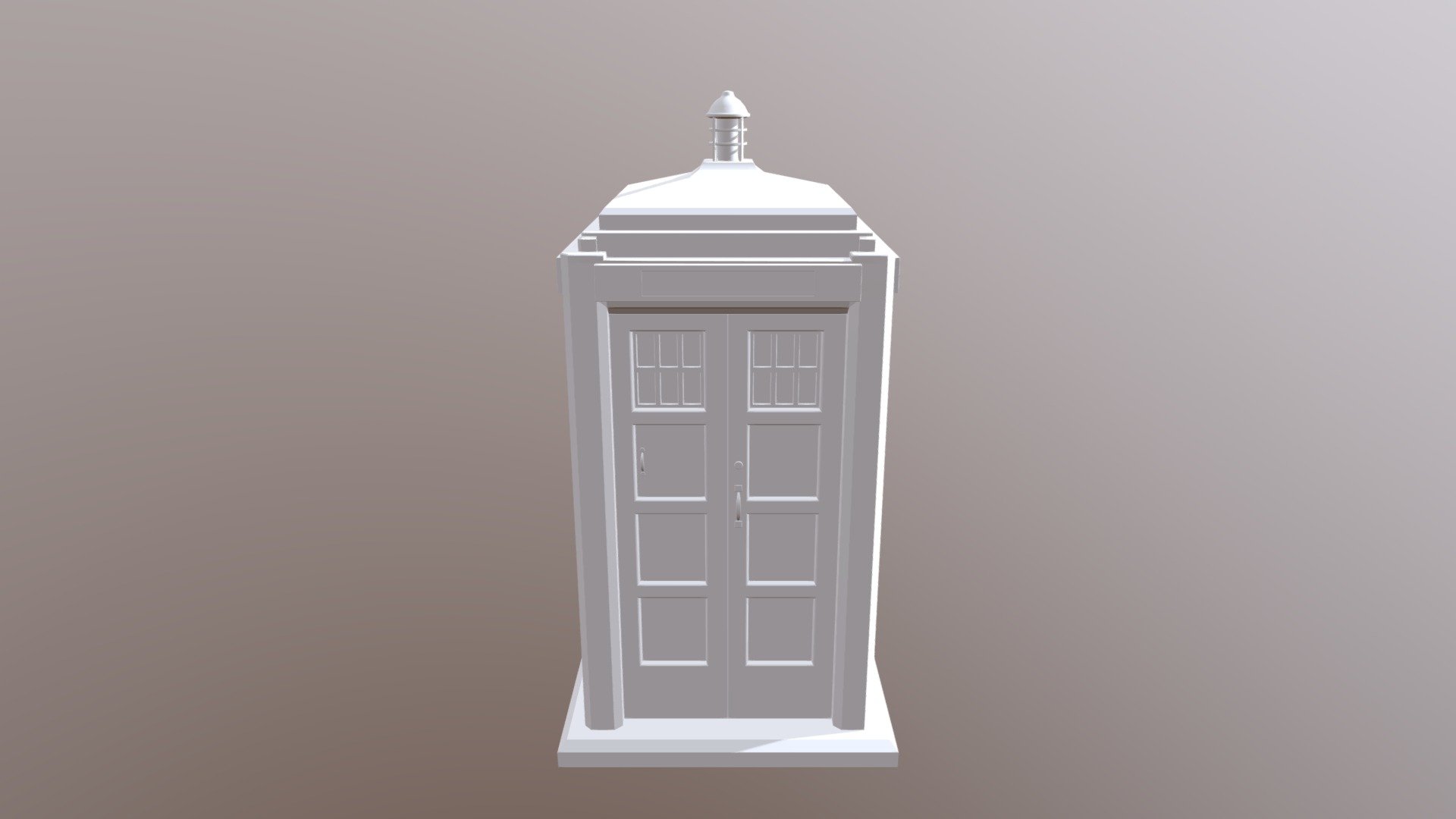 Doctor WHO TARDIS - 3D model by gayeonnim [1f2d18c] - Sketchfab