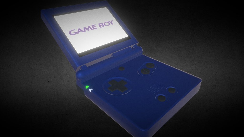 Gameboy Advance SP - 3D model by Logan Smith (@lsmith17) [1f2e7d4 ...