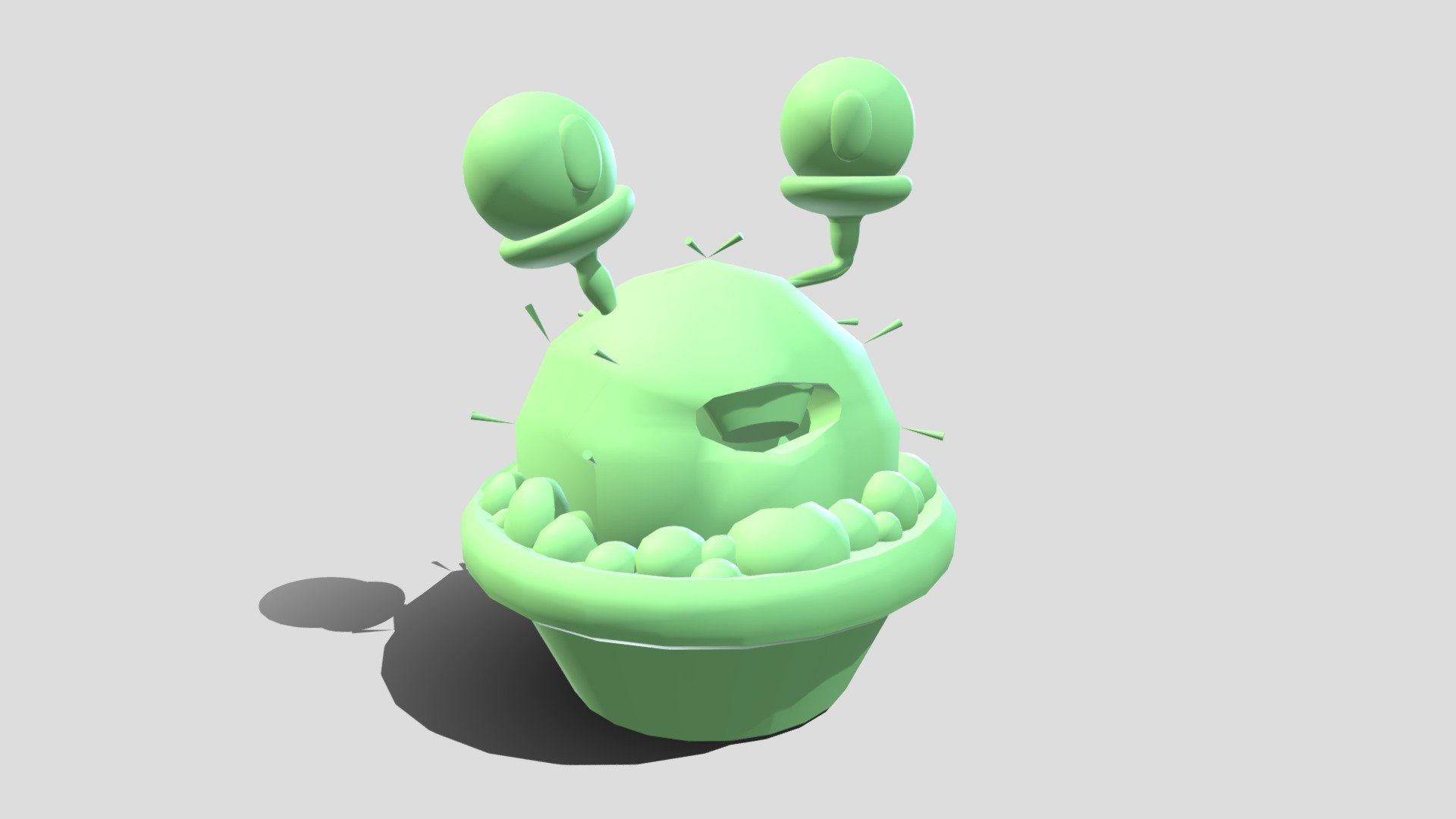 Monster plant - Untextured model - 3D model by NateBeers [1f2f584 ...