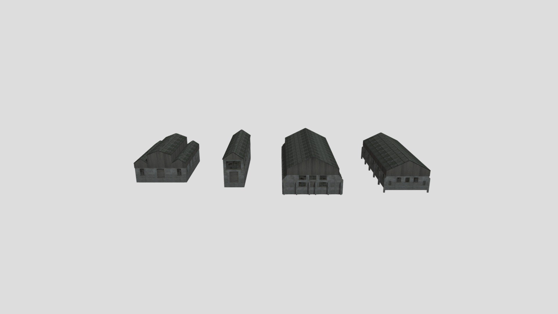Factory Large Buildings - Download Free 3D model by ElectricL ...