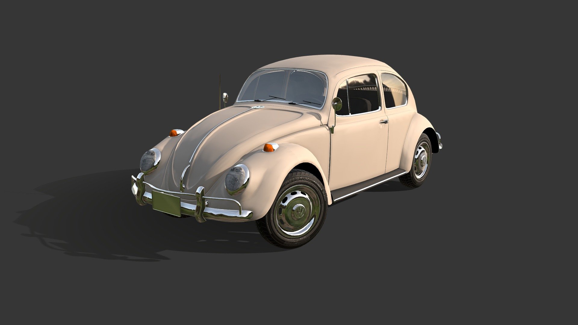 Volkswagen Beetle - 3D model by ProPolyModels [1f30439] - Sketchfab