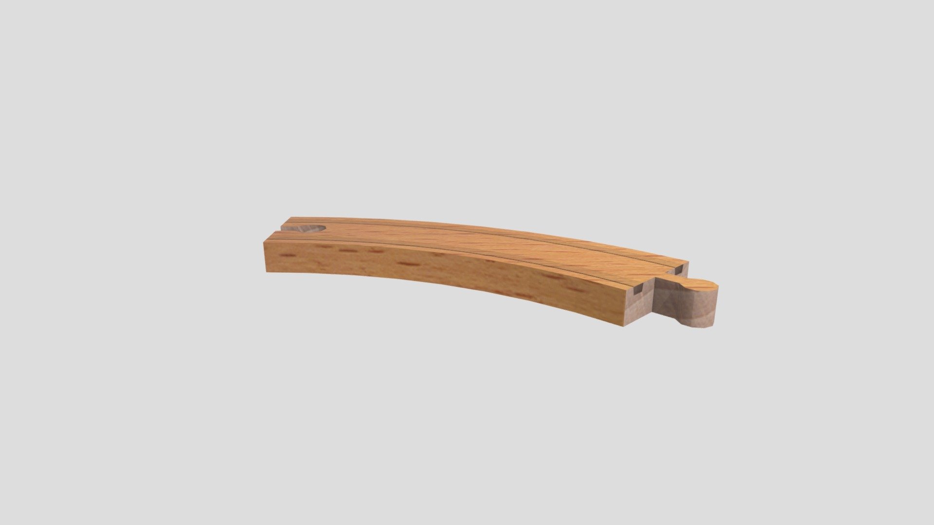 Track - Curved 45° - 3D model by Rob Meade (@RobMeade) [1f3393f ...