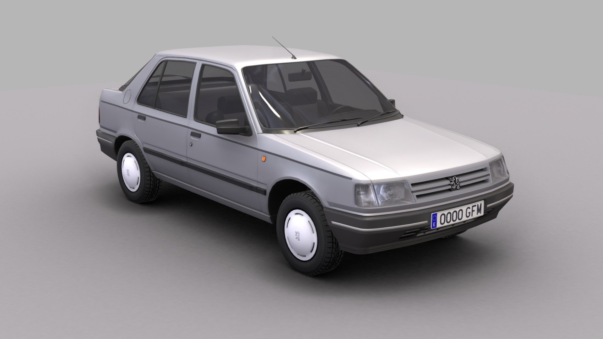 Peugeot 309 (done again) - 3D model by codexito [1f33974] - Sketchfab