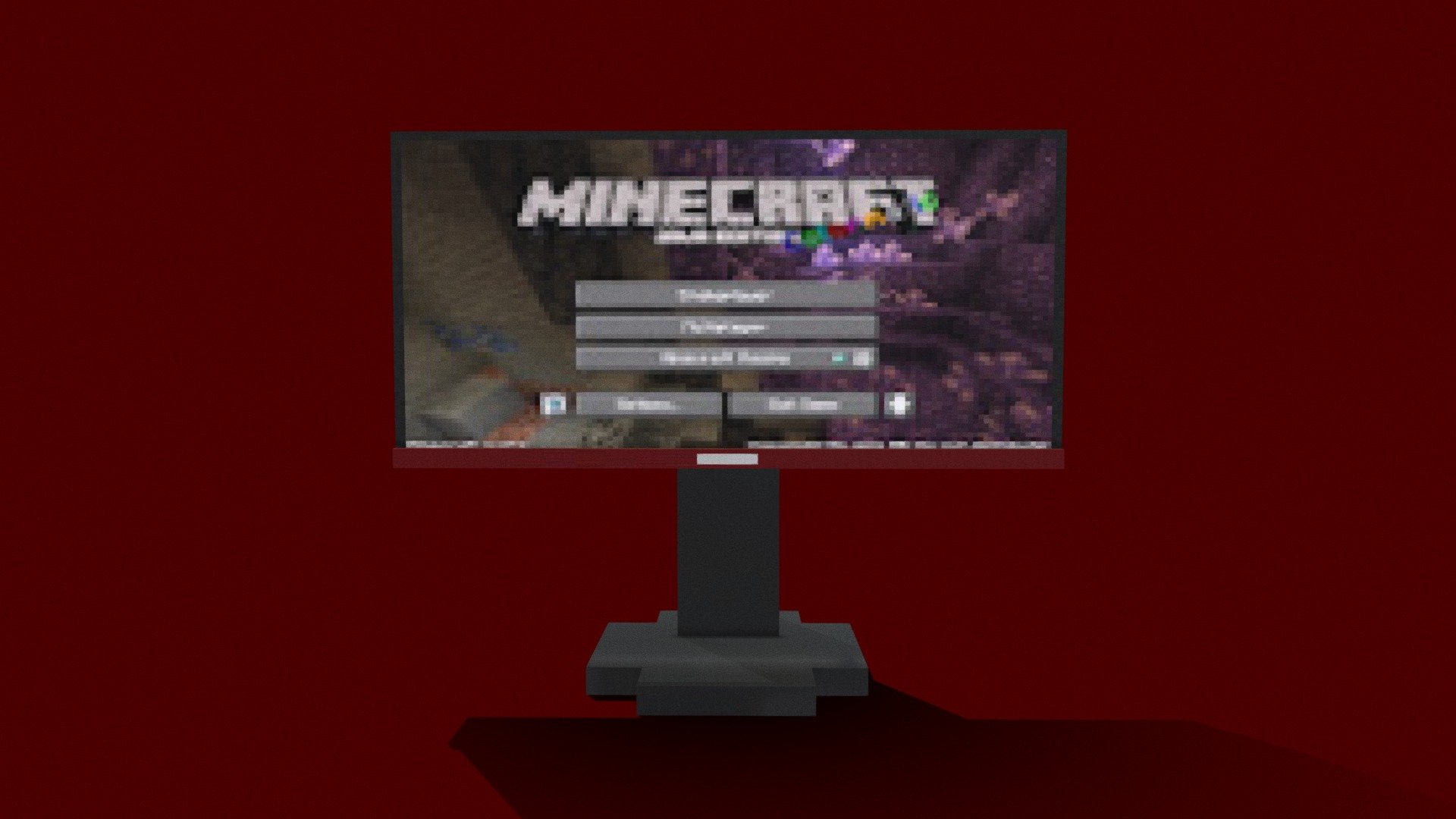 AOC Monitor | Minecraft | Made by Nijen - 3D model by nijen [1f33e73 ...