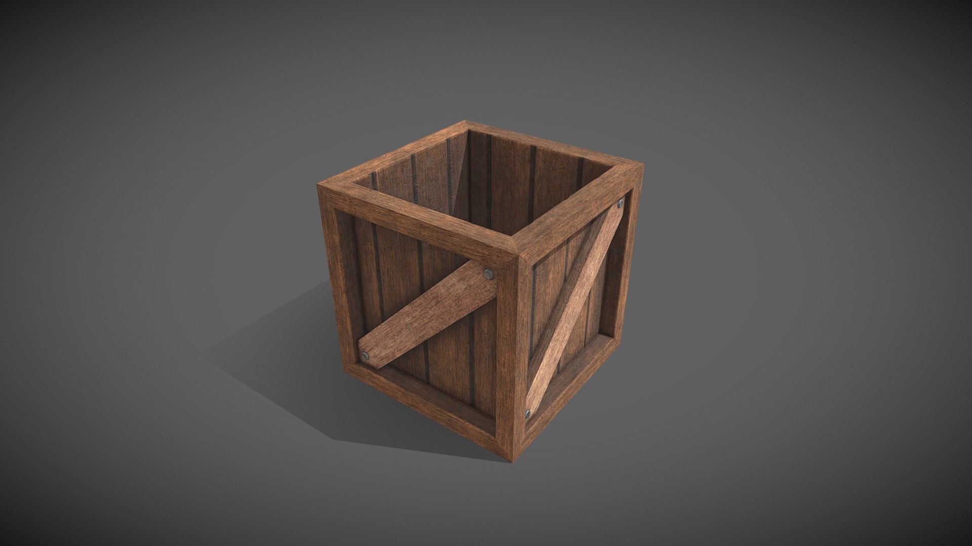 Wooden Crate - 3D model by BJW [1f35dd8] - Sketchfab
