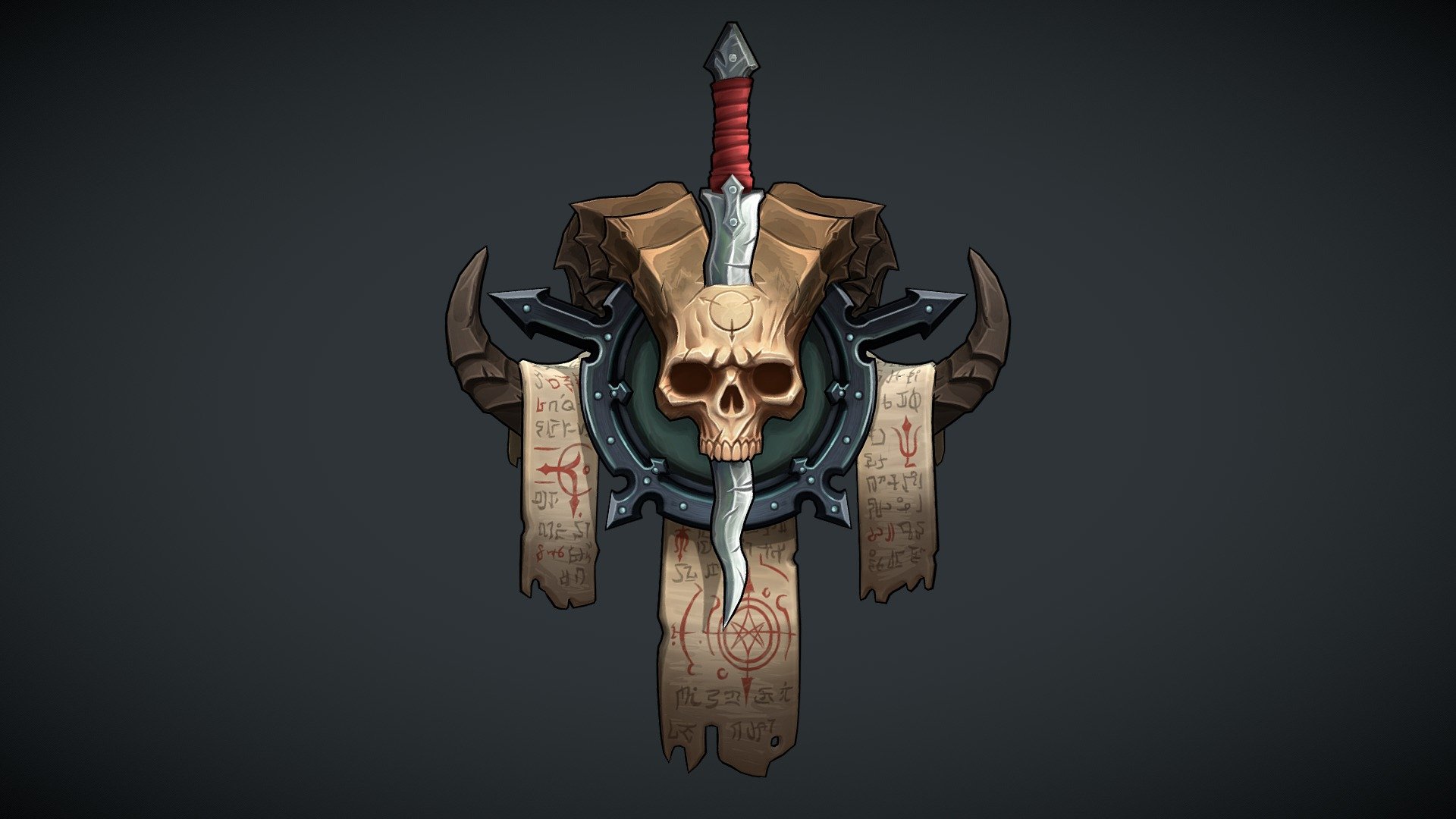 Diablo Crest - 3D model by Robbie Walker (@RobbieWalker) [1f38217 ...