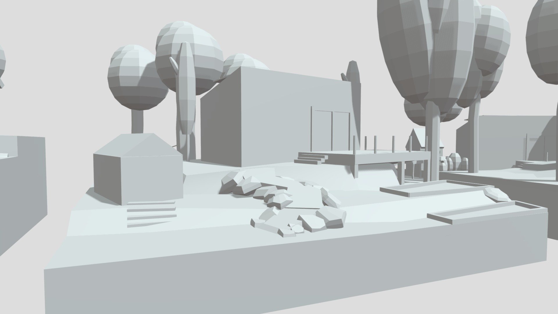 Eco House - Blockout - 3D model by Jelle Van Laer (@Jellevanlaer ...