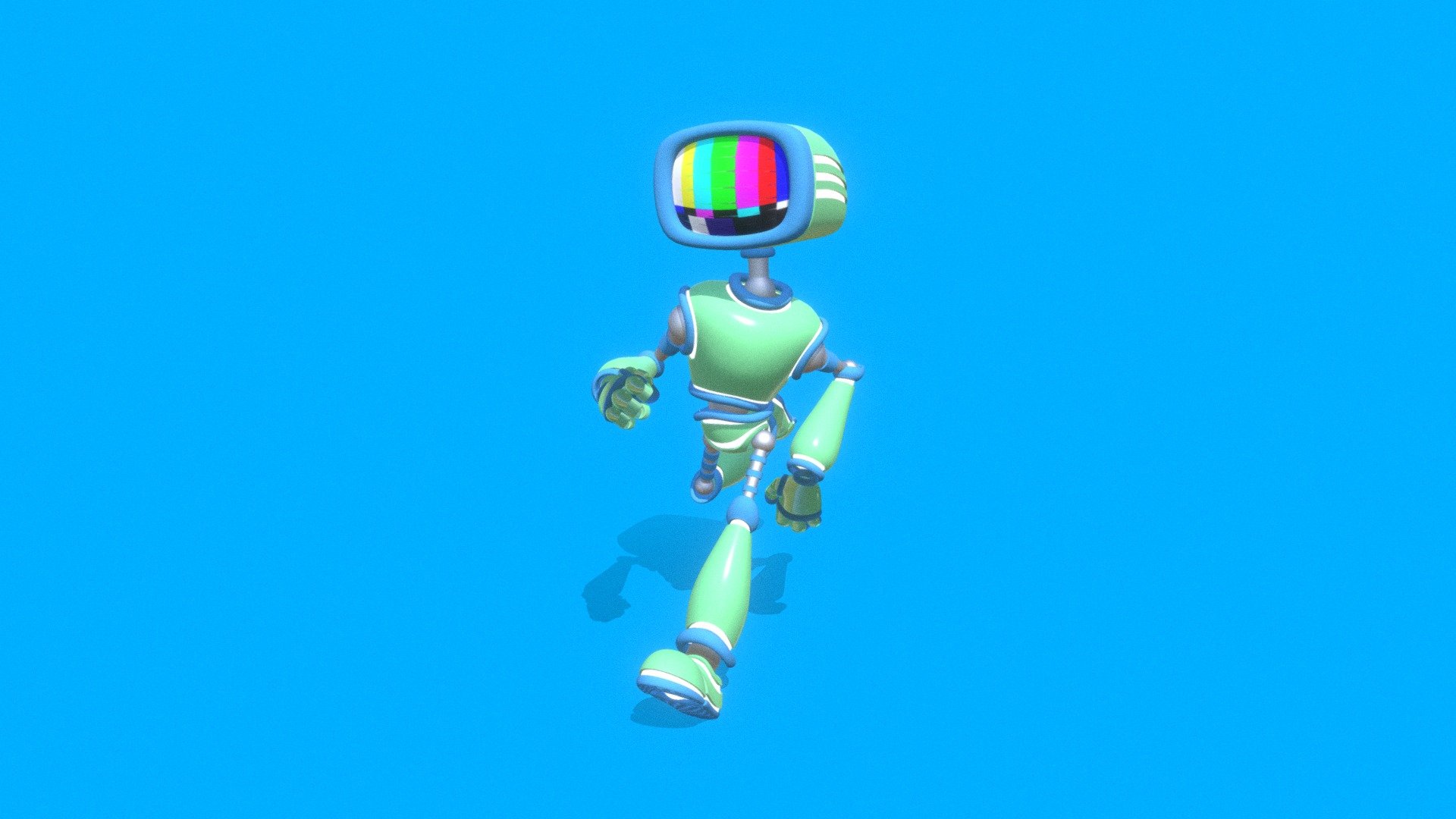 TV Robot - 3D model by Omar Noor (@omarnoor) [1f38d30] - Sketchfab