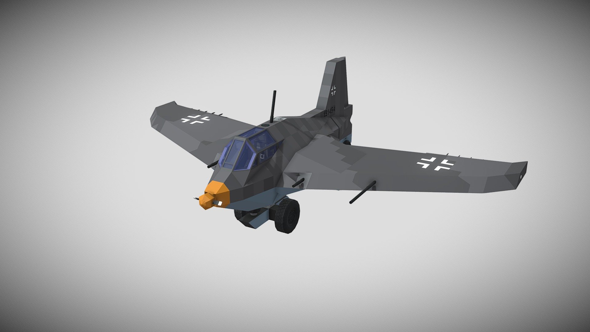 Messerschmitt Me 163 Komet - Stormworks - Download Free 3D model by ...