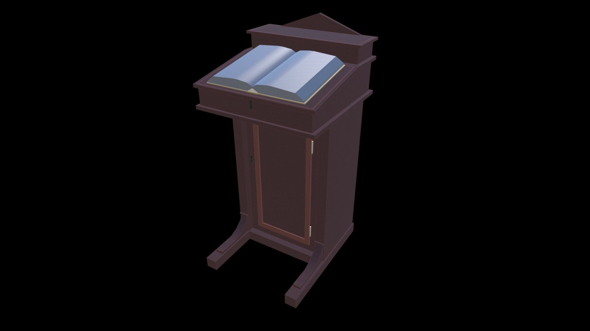 Wedding Lectern - 3D model by DragonFireCA [1f3b61e] - Sketchfab