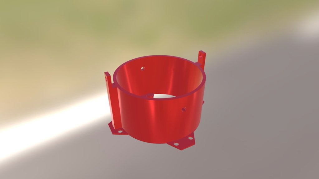 90mm EDF Mount | Chassis - Download Free 3D model by Akash (@iAkashPaul ...