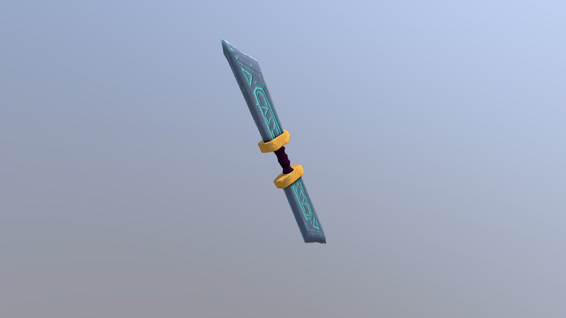 3D Game Asset Stylized Double Dagger Blade - 3D model by ccfaye17 ...