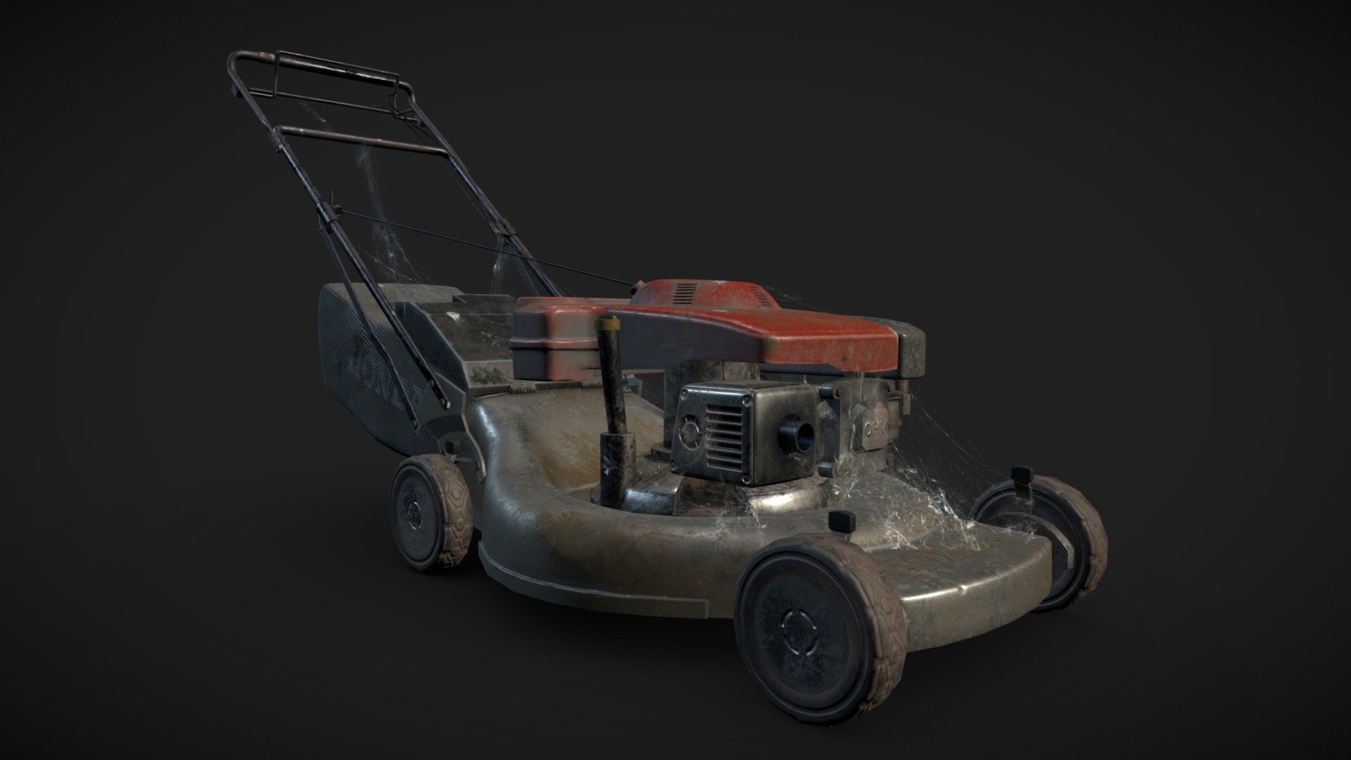 Lawn Mower - 3D model by Gautam Bodas (@gautambodas) [1f3c354] - Sketchfab
