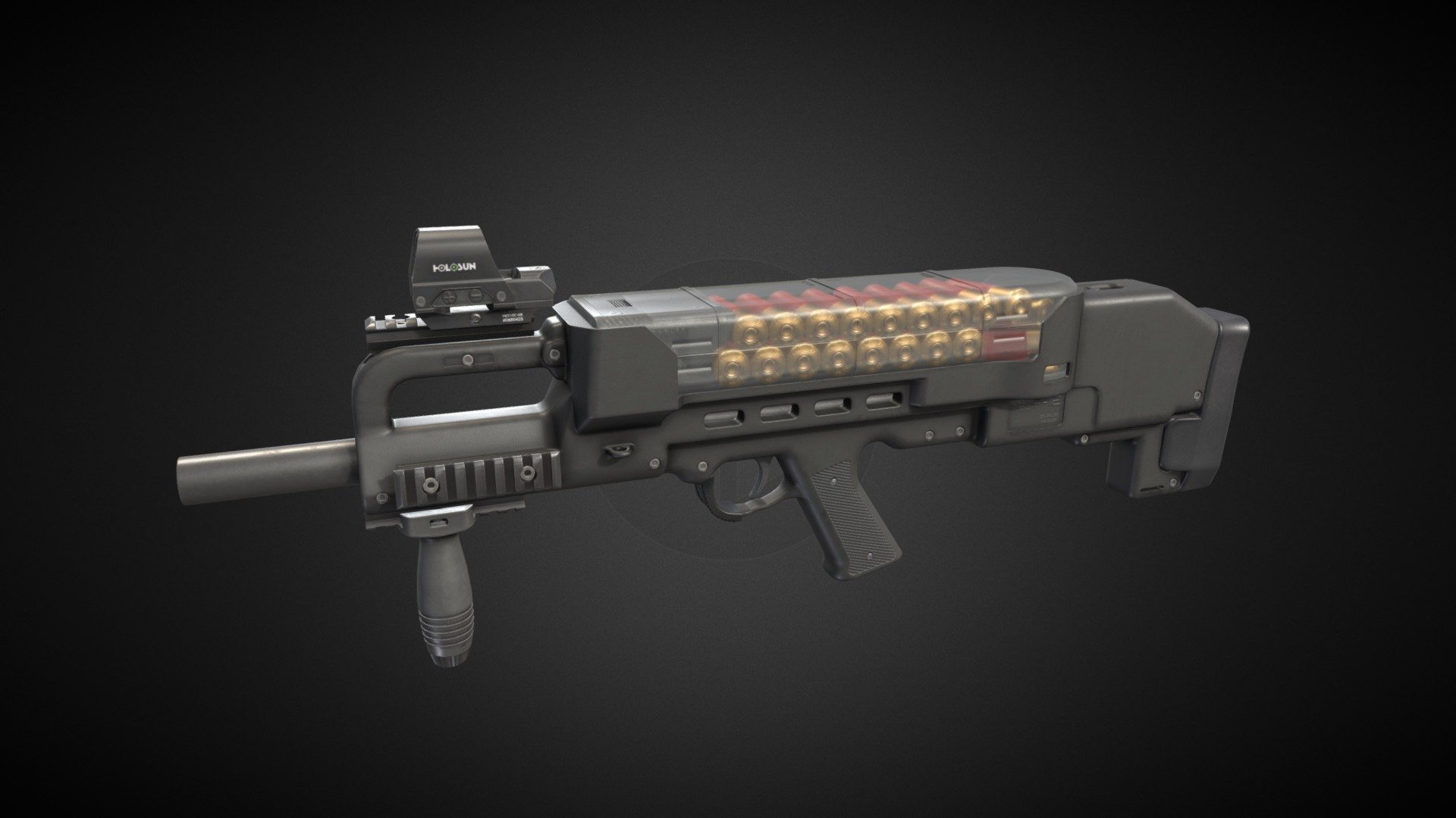 P12 Shotgun - Buy Royalty Free 3D model by Akinaro [1f3c7a3] - Sketchfab Store