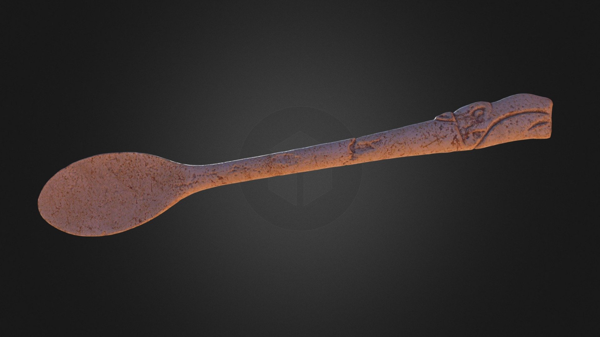 Ancient bone spoon - Download Free 3D model by Igor Denisov (@Digor ...