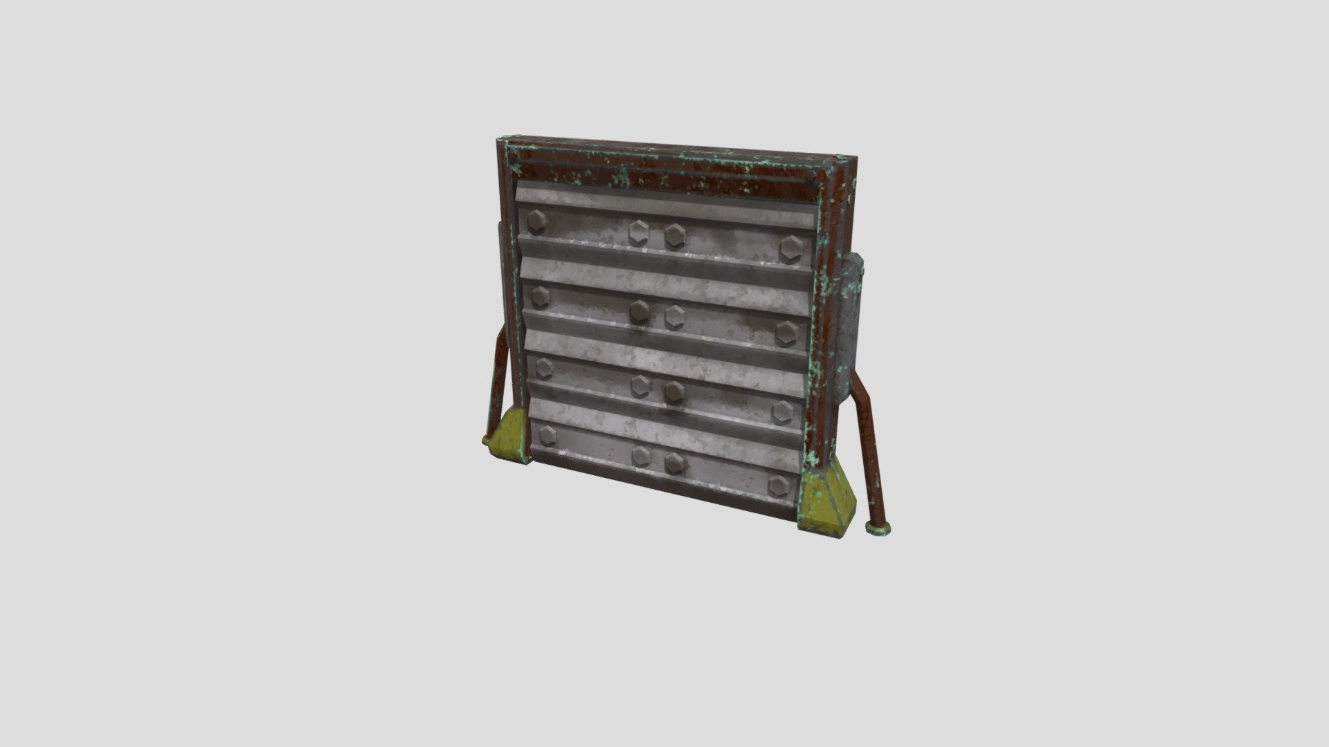 Sliding Factory Door - Download Free 3D model by YukeWolf (@dgnomewolf ...