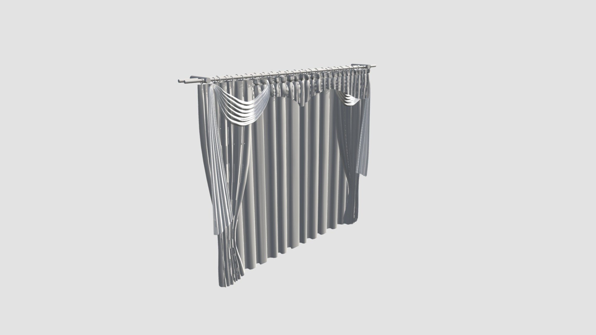 curtain - Buy Royalty Free 3D model by Evermotion [1f4052f] - Sketchfab ...