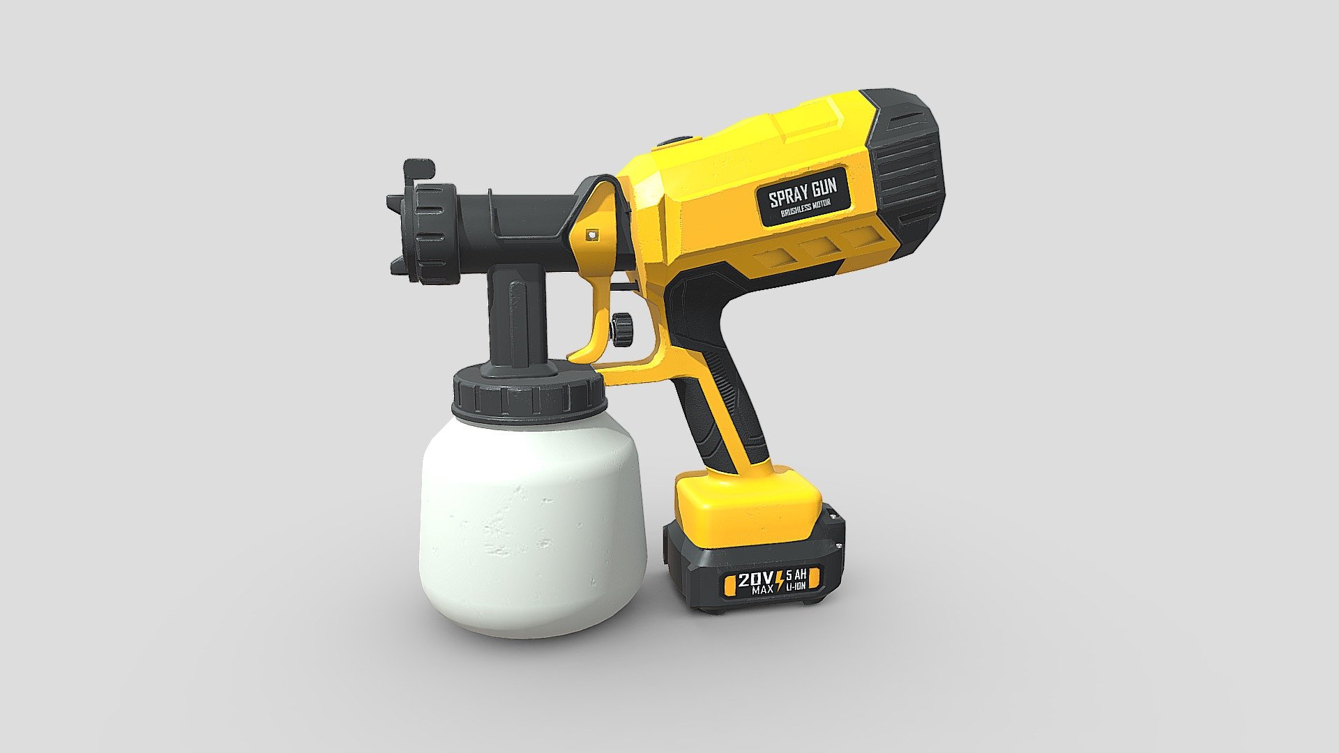 Spray Gun - Buy Royalty Free 3D model by ChakkitPP [1f40e12 ...