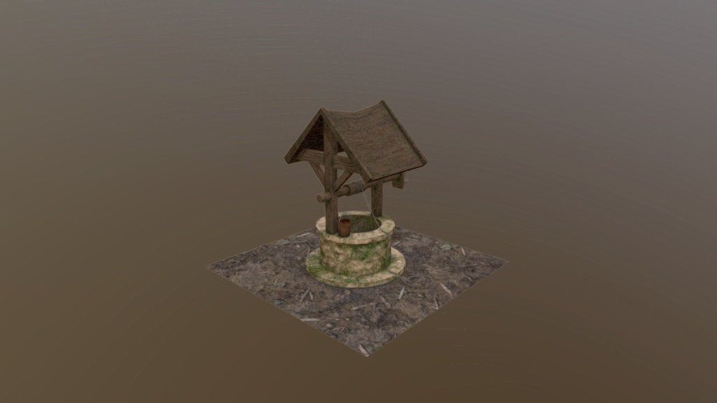 Old Well 2 - 3D model by maddiepeshek [1f4327c] - Sketchfab