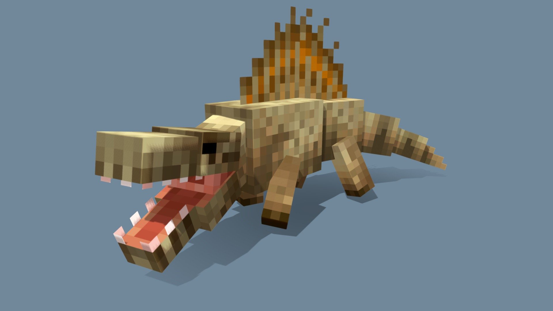 Dimetrodon - Download Free 3D model by _ ᖇIᗝᔕ丅ᗩᖇᒪIᑎ _ (@riostarlin ...