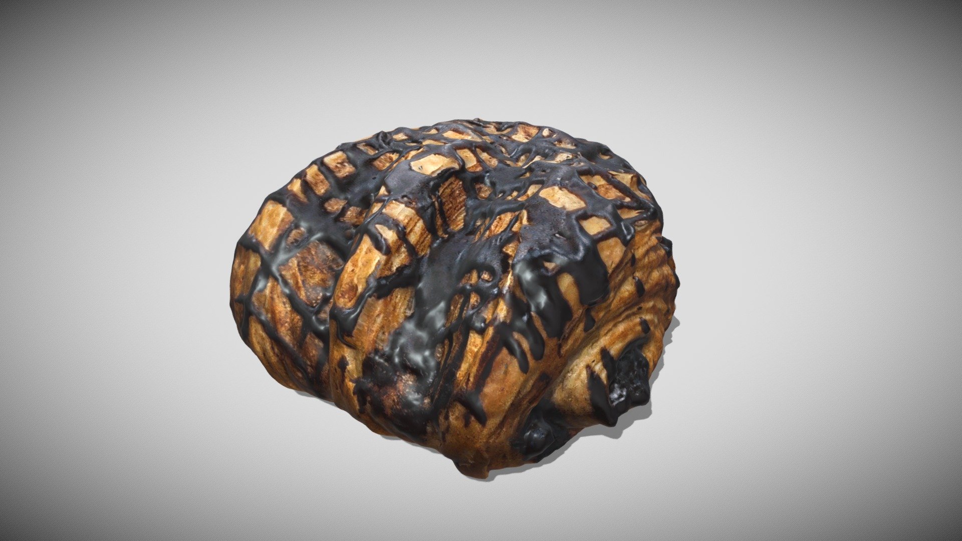 chocolate croissant (4K texture + detail) - 3D model by lannoo.niels ...