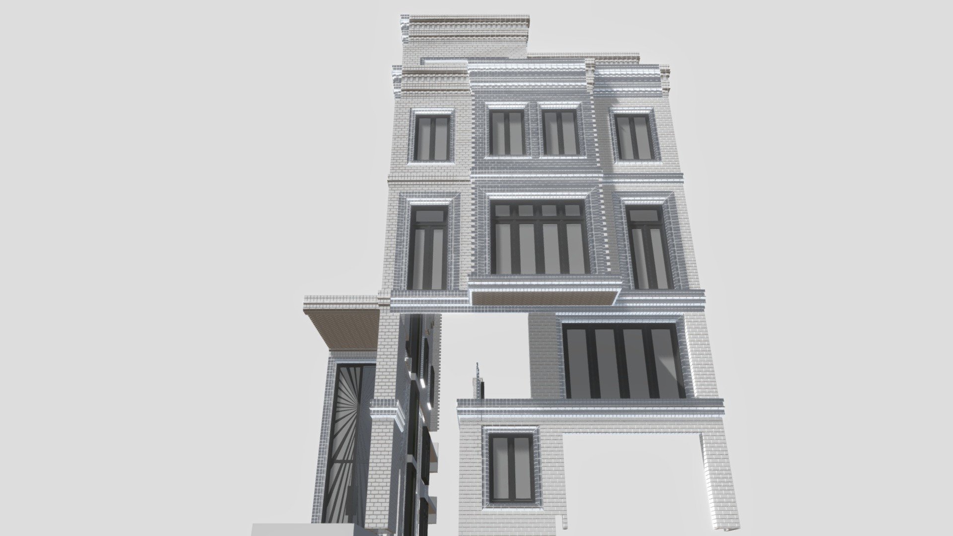 Facade Model Test - 3D model by sedletsky [1f44e75] - Sketchfab