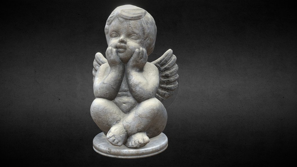 Baby Angel Statue - 3D model by Neven (@nkozlovic) [1f46906] - Sketchfab