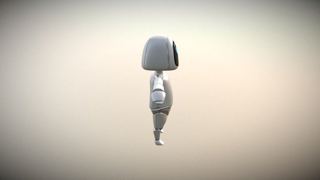 Cute Bot - 3D model by flod-gamedev [1f472eb] - Sketchfab