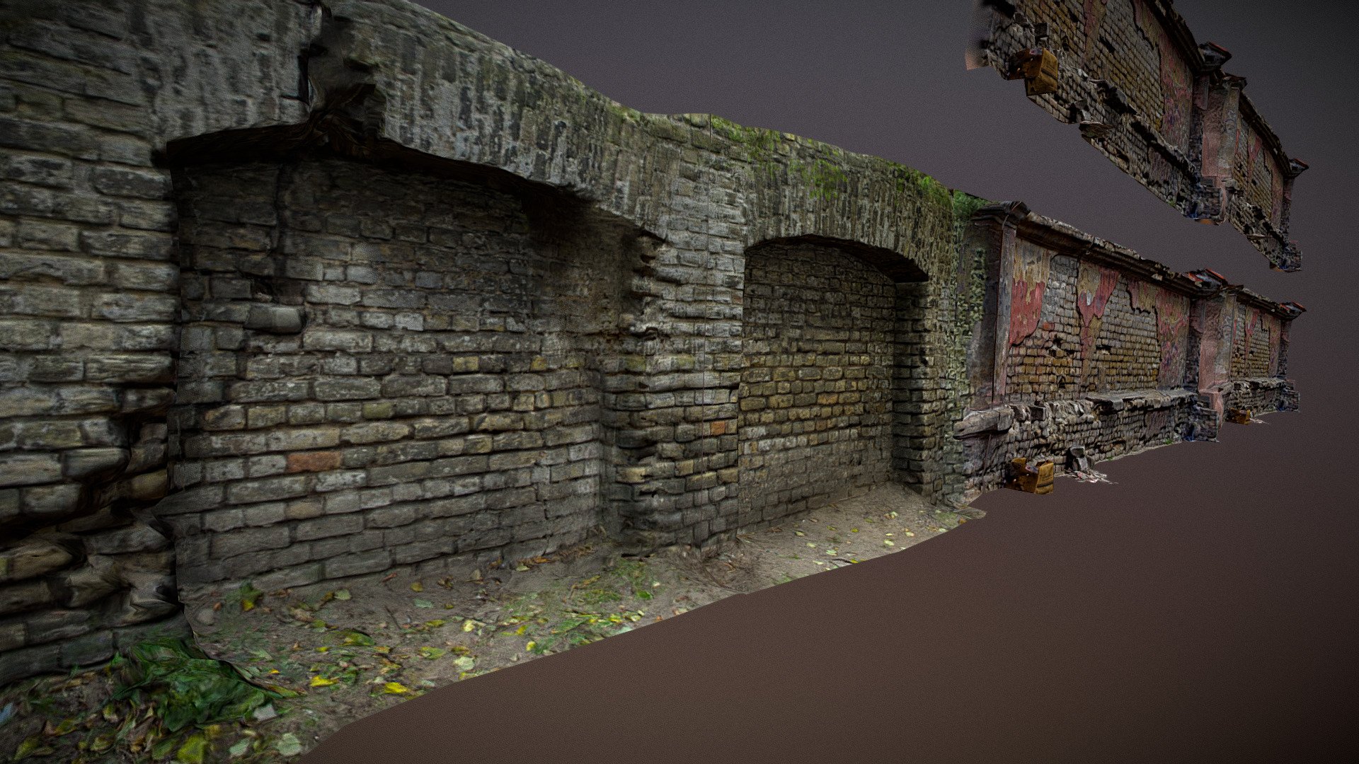 photorealistic semi modular brick wall - Buy Royalty Free 3D model by ...