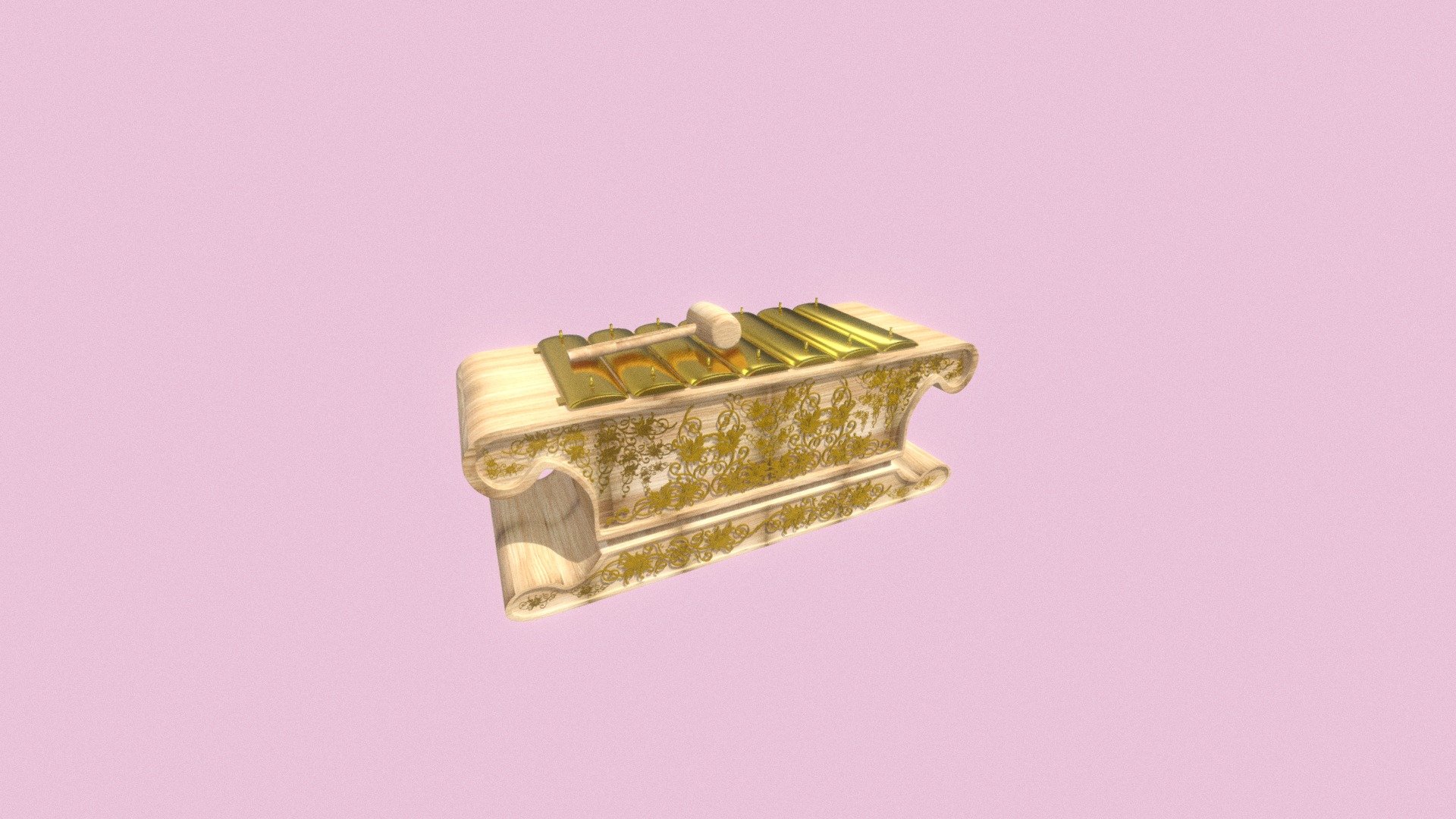 Saron Gamelan - 3D model by Abim Project (@abimpradana.ap) [1f47a3d ...