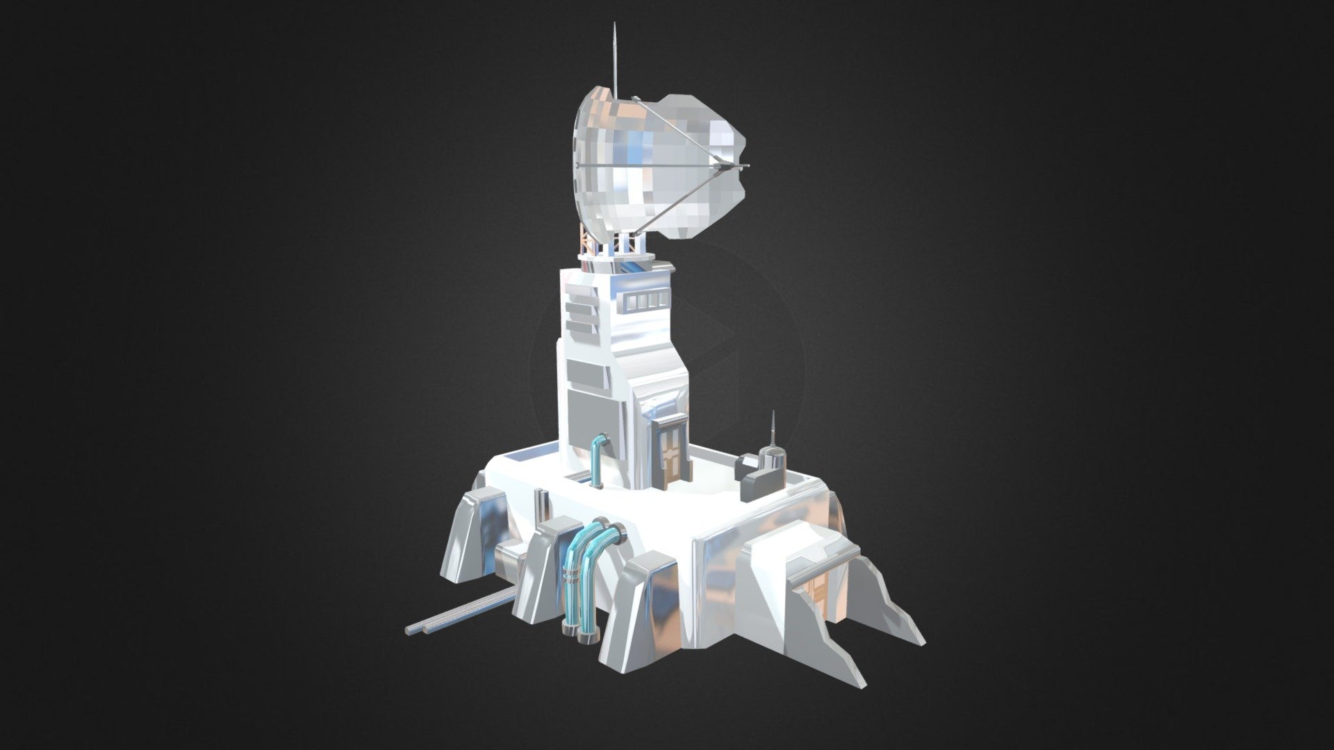 Low poly Radar - Download Free 3D model by Aditya Graphical (@Adityakm ...