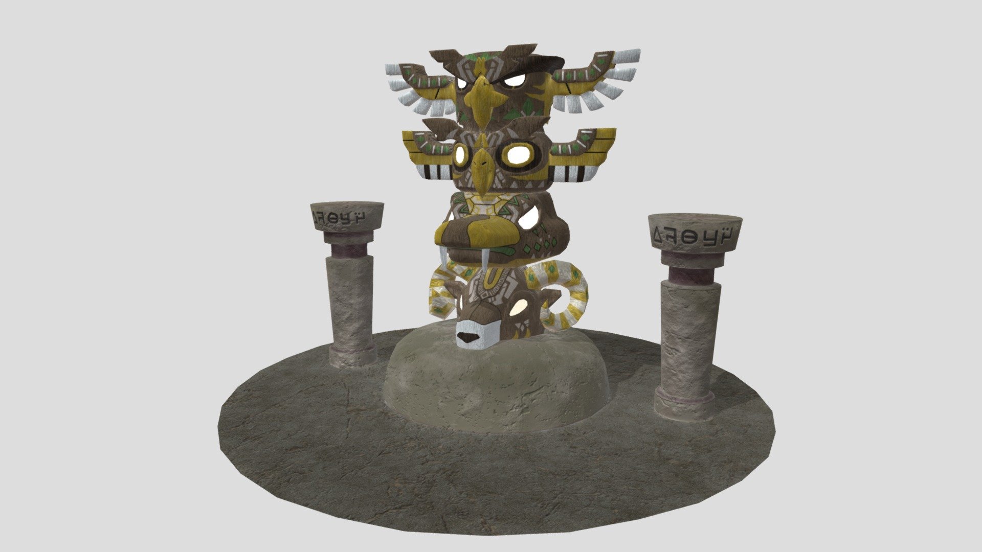 Totem Assignment - 3D model by Leroy Vis (@IceFish_17) [1f48f81 ...