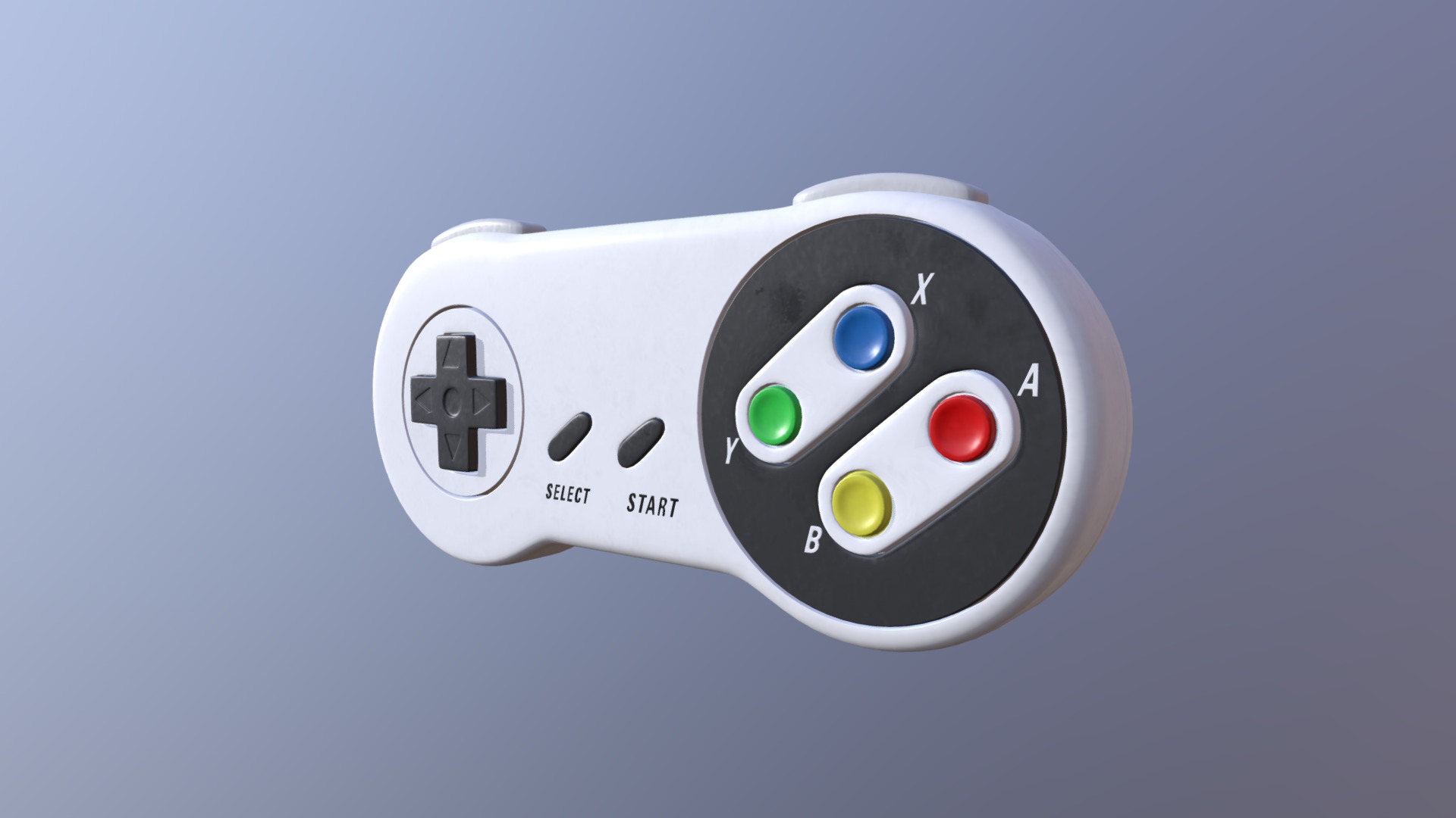 Controller (Super Nintendo Entertainment System) - 3D model by ...